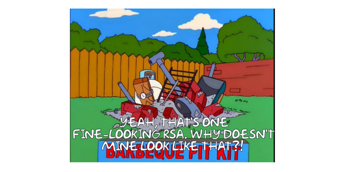 How to create your own crappy RSA as a software developer